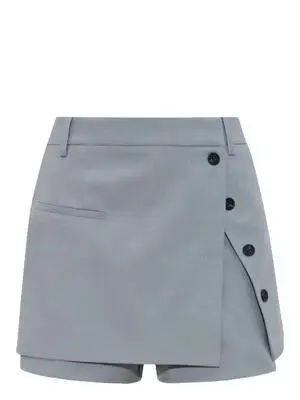 IRO PARIS Belt Loop Shorts - Gray