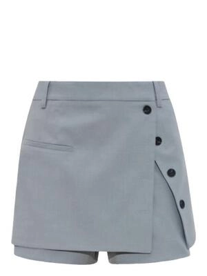 IRO PARIS Belt Loop Shorts - Gray