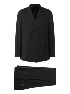 LARDINI Double-breasted Suit - Grey