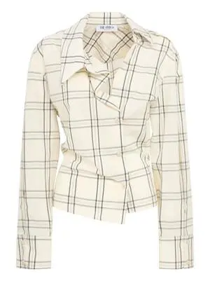 ATTICO Attico Checked Cotton Shirt