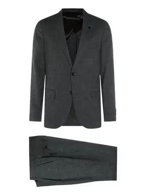 LARDINI Slim Fit Suit - Grey