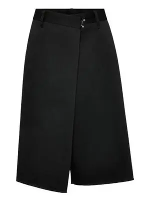 MAISON MARGIELA Raw Hem Bermuda Shorts - Black