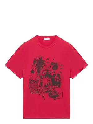Alexander McQueen Graphic-print T-shirt - Red
