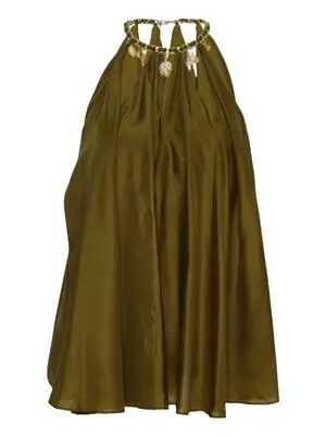 ZIMMERMANN Zimmermann Mahon Embellished Halterneck Top