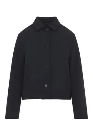 JIL SANDER Collared Button-up Jacket - Midnight