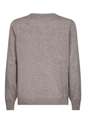 Brunello Cucinelli Crewneck Knitted Jumper - Gray