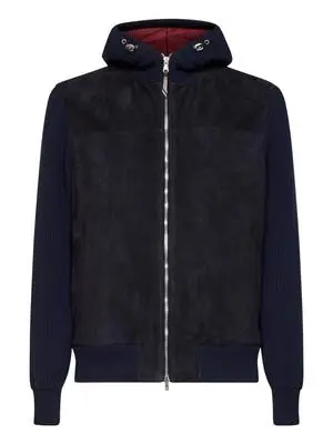 Brunello Cucinelli Zip-up Hooded Jacket - Black