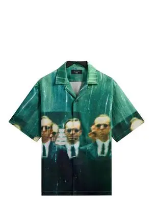 Kith X The Matrix Camp-collar Shirt - Green