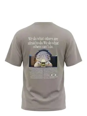 Oakley Logo-print Graphic-print T-shirt - Grey