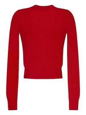 Adam Lippes Didion Fine-knit Sweater - Red