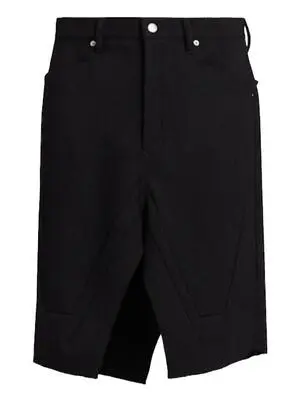 RICK OWENS Rick Owens Slivered Wool Skirt