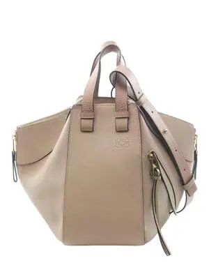 Loewe Small Hammock Two-way Handbag - Neutrals