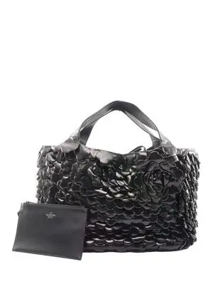 Valentino Garavani L'atelier 03 Rose Edition Tote Bag - Black