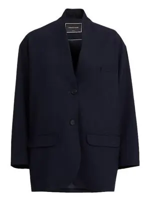 Fabiana Filippi Collarless Suit Jacket - Black