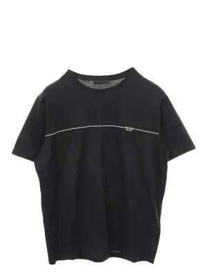 Prada 2010s Logo-print T-shirt - Black