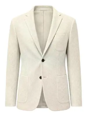 Corneliani Crochet-pattern Patch-pocket Jacket - Neutrals