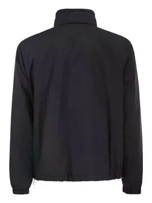 Brunello Cucinelli Navy Padded High Neck Jacket - Blue