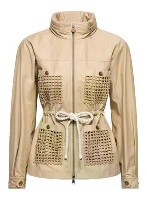 Moncler Bougain Hooded Jacket - Neutrals