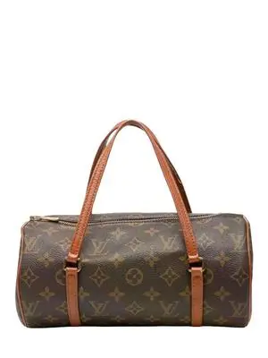 LOUIS VUITTON Louis Vuitton 1988 Monogram Papillon 26 Handbag Brown