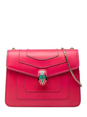 BVLGARI Serpenti Forever Chain Crossbody Bag - Pink