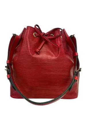LOUIS VUITTON Epi Petit Noe Bucket Bag - Red