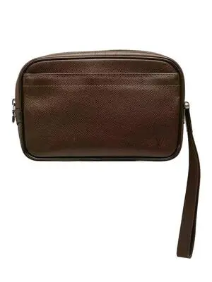 LOUIS VUITTON Taiga Pochette Kaluga Clutch Bag - Brown