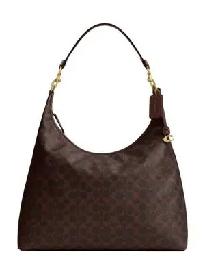 COACH Signature Monogram Juliet Shoulder Bag - B4/maple