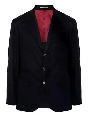 Brunello Cucinelli Twill Blazer - Blue