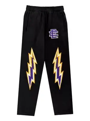ERIC EMANUEL Logo-print Graphic-print Track Pants - Black