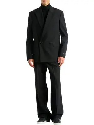 Balmain Wool 2-button Jacket - Black