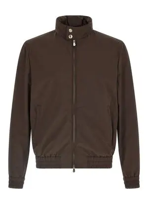 BRUNELLO CUCINELLI BRUNELLO CUCINELLI Water-Repellent Zip-Up Jacket With Removable Hood