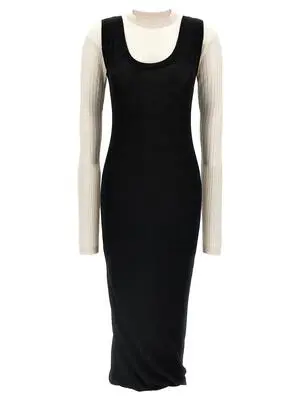 Marni Multilayered Wool Dress - Multicolor