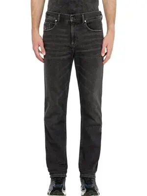 DIESEL® D-veekley Joggjeans With Whiskering And Abrasions - Black