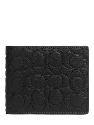 COACH OUTLET 3-in-1 Wallet In Signature Leather - Black