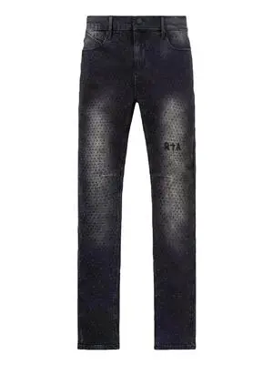 RtA Bryant Crystal-embellished Jeans - Grey