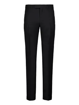 Dior Virgin Wool Tailored Trousers - Black