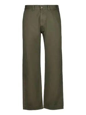 Celine Trousers Chinos Cotton Twill - Green