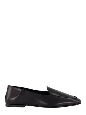 Celine Leather Loafers - Black
