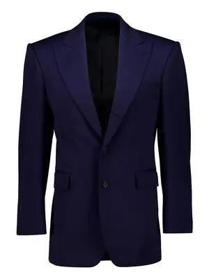 Celine Jacket Colone Grain De Poudre Wool - Blue