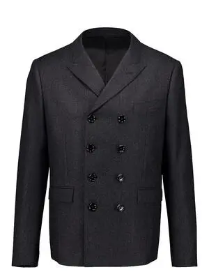 Celine Blazer Carnaby 8b Col Crante Wool - Grey