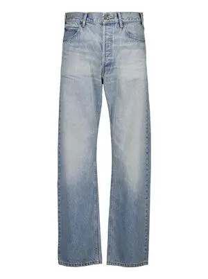 Celine Kurt Classic Cotton Rigid Denim Jeans - Blue