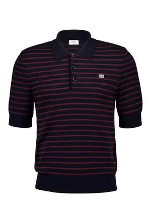 Celine Polo S/s Fine Knit Cotton - Multicolour