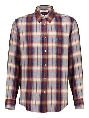 Celine Shirt Loose Fit L/s Drugstore Poche Viscose - Multicolour