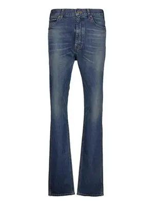 Celine Skinny Low Rise Jeans - Blue