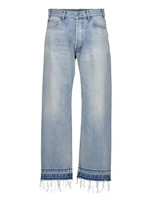 Celine Wesley Jeans With Released Hem - Blue