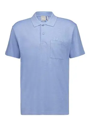 Dior Polo S/s Btn 1p B Cotton - Blue