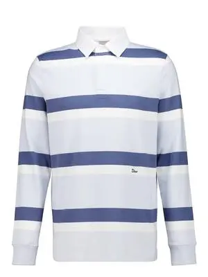 Dior Polo L/s Ctr B Cotton - Blue