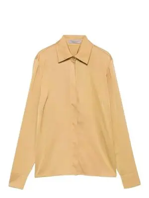 D.exterior Satin Finish Long-sleeve Shirt - Neutrals