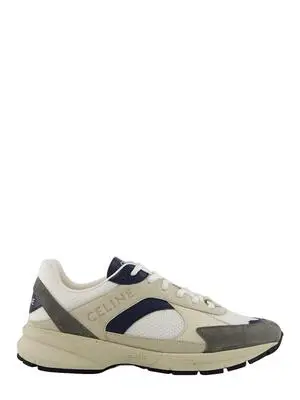 Celine Leather Lace-up Sneakers - Multicolour