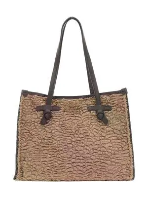 MARCELLA CLUB Animalier-pattern Shoulder Bag - Neutrals